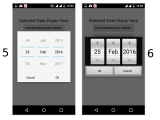 How To Change The Style Of A Datepicker In Android Stack Overflow