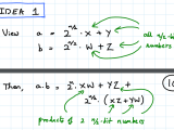 Discrete Mathematics Solving Integer Multiplication Via Divide And