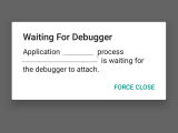 Android Why Is The App Keeps Waiting For Debugger Stack Overflow
