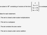 Vector Spaces Subspaces Question Mathematics Stack Exchange