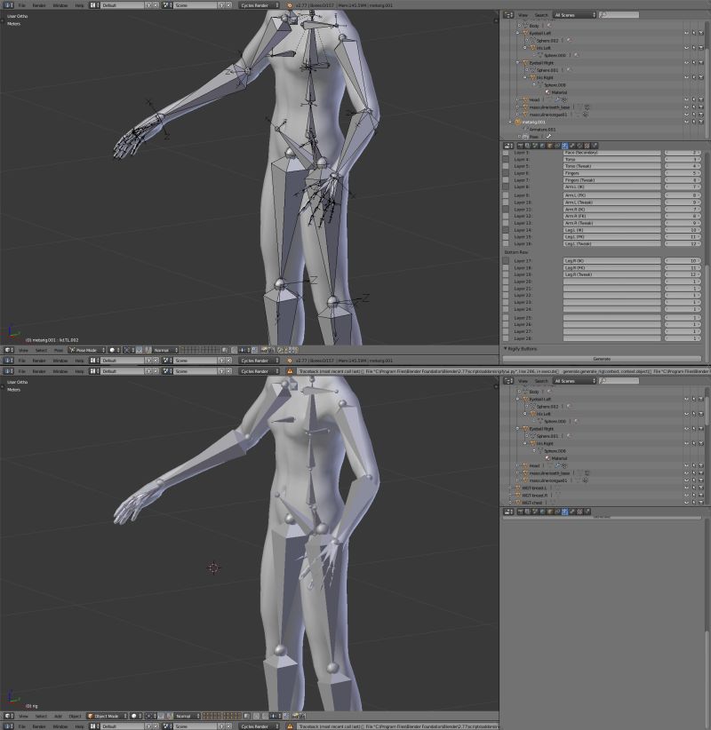Rigging A Skeleton Blender Stack Exchange - Premium Colorful Pattern Gallery - Mobile