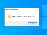 Nlp Pyinstaller Python Exe When Run Shows Error Failed To Execute