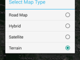Making An Android Map Menu To Change Map Type Stack Overflow