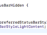 Objective C Xcode Hide White Status Bar Ios 10 Stack Overflow