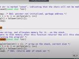 C Function Return Null Instead Of Address Of A Char Array Stack