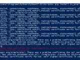 Ssl Certificate Verify Failed Installing Python Package On Windows 10