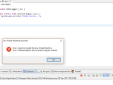 Jvm Eclipse Photon Error Could Not Create The Java Virtual Machine