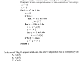 Time Complexity Of An Algorithim Quadratic For Loop Stack Overflow