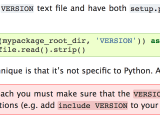 Python Identify Project S Version Using Setup Py Stack Overflow