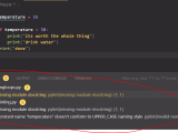 Python Missing Module Docstring With Squiggy Lines In Code Stack Overflow