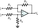 Differential Input To Single Ended Output With Fully Differential