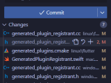 Android Flutter Generated Plugins Showed With Git Changes When