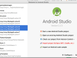 Import Existing Android Studio Project And View Storyboard Stack