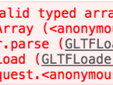 Javascript 使用 Gltfloader 加载 Gltf 文件时出错 Rangeerror Invalid Typed