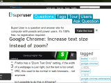 Firefox Google Chrome Increase Text Size Instead Of Zoom Super User