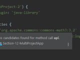 Gradle Api Configuration Of Java Library Plugin Is Not Recognized