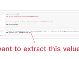 Web Scraping How To Extract Value From Response Text In Python