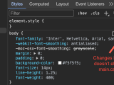 Css How To Can I Sync Changes In Chrome Devtools Styles Pane To