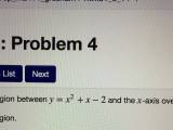 Integration I Need Help On A Calculus Problem Finding The Area