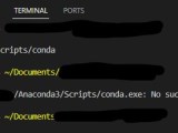 Python Git Bash In Vscode Terminal Can T Find Path Stack Overflow