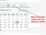Reactjs React Date Input Value Not Updated To State Stack Overflow