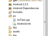 Android Jni Basic Application Gives Exceptions While Running Java Lang
