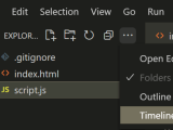 How To Enable Timeline View In Vs Code Stack Overflow