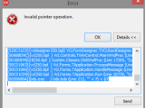 C Builder Invalid Pointer Operation Error Timage Object Stack