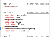 Javascript Bootstrap Tooltips Initialising But Not Showing Stack