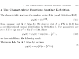 Probability Theory On Characteristic Function Of Multivariate Normal