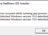 Java How To Fix Netbeans Ide Installation Error Stack Overflow