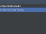 Plugin With Id Android Not Found Android Studio Stack Overflow
