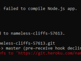 Error Failed To Push Some Refs To Https Git Heroku Nameless