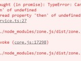 Angular Ionic 4 Angular7 Error Error Uncaught In Promise
