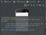 Android Studio Render Error Stack Overflow