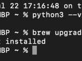 Python Not Able To Upgrade Python3 To Version 3 8 In Mac Terminal