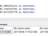 Sql Converting 42978 6736458333 Varchar To Datetime Stack Overflow