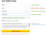 Javascript Create Form Validation Like Twitter Stack Overflow