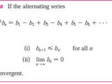 Alternating Series Test Conditions Mathematics Stack Exchange
