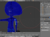 Rigging Blender Automatic Weights Distorting Mesh Blender Stack