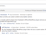Link Share With Facebook Comments Stack Overflow