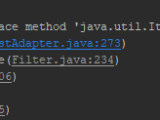 Android Error On Filter Attempt To Invoke Interface Method Java