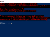 Powershell Syntax Error Only When Running As Script Stack Overflow