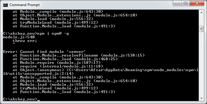 Fixing Error Cannot Find Module Semver Error In Node Js - Ultra HD City Illustrations for Desktop