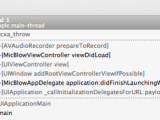 Debugging An Exception In Xcode 4 Stack Overflow