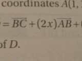 Linear Algebra Finding The Coordinates Of Point D Using Vectors