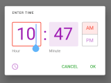 Material Design How To Customize A Timepicker Widget In Flutter