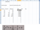 Finding A Root By Bisection Method In Excel Mathematics Stack Exchange
