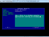 Python Curses Alternative For Windows Stack Overflow