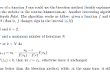 Algorithms Secant Method In Matlab Mathematics Stack Exchange